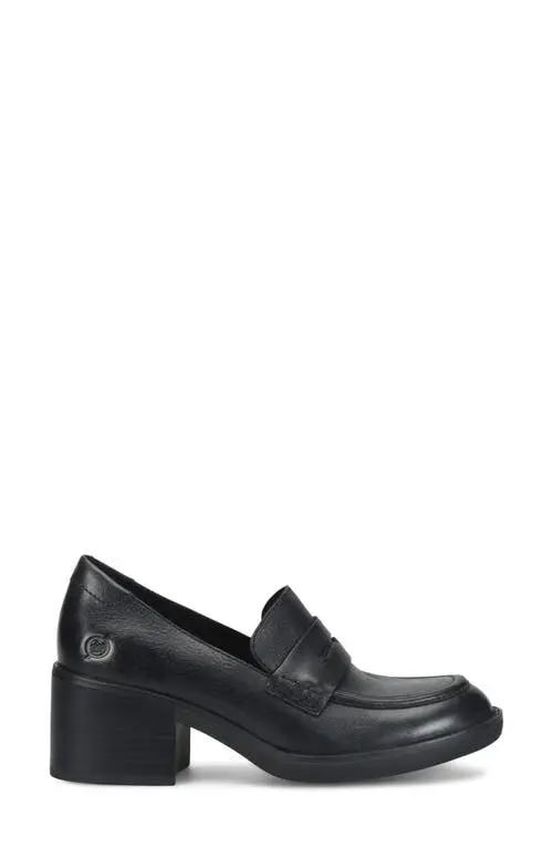 BØRN Valeria Loafer - Black Leather