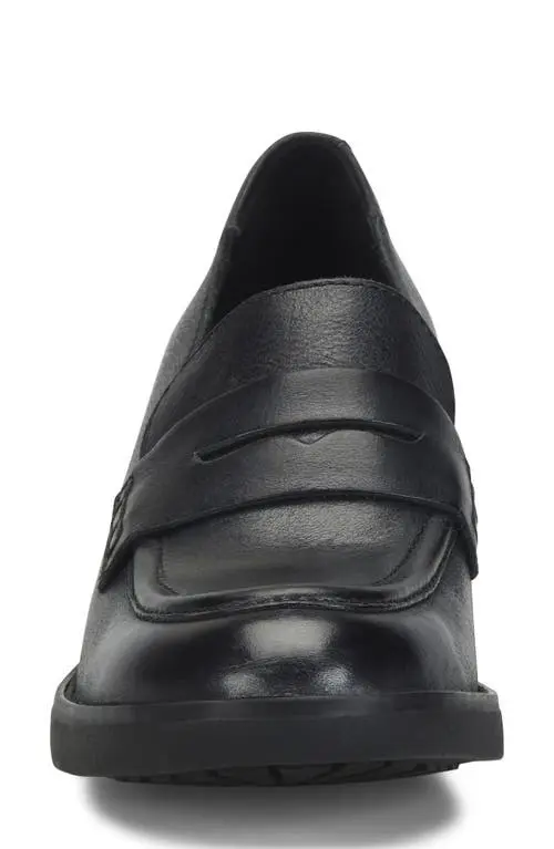 BØRN Valeria Loafer - Black Leather