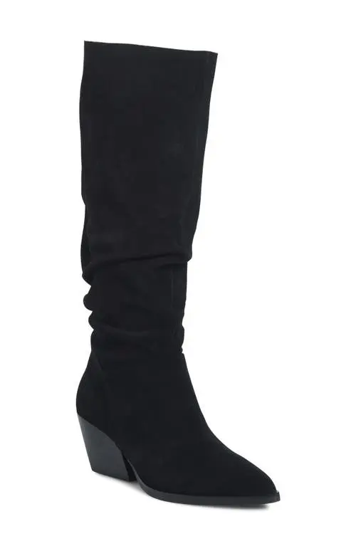 Kork-Ease® Darlene Knee High Boot - Black Suede