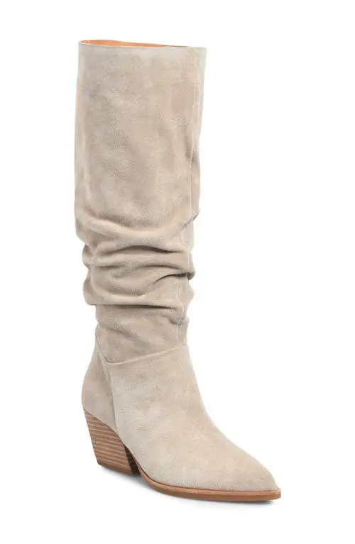Kork-Ease® Darlene Knee High Boot - Taupe Suede