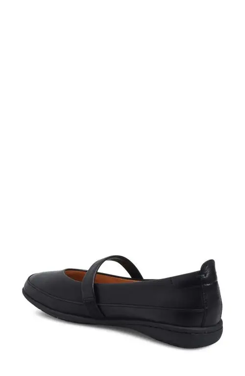 BØRN Fianna Leather Mary Jane Flat - Black Leather