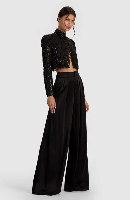 Alice + Olivia Thomasina Embellished Lace Jacket