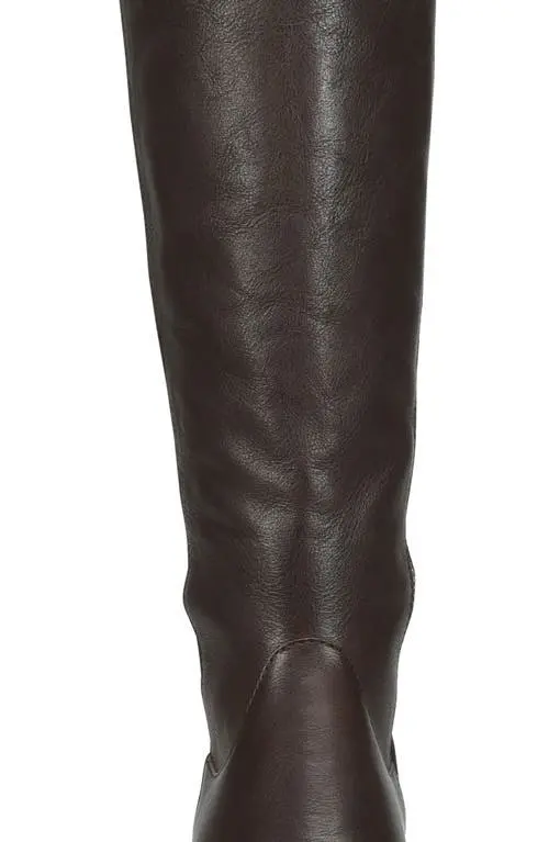 BØRN Violette Knee High Leather Boot - Chocolate Suede