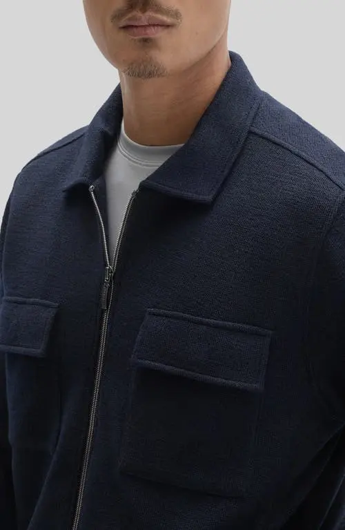 Robert Barakett Mezner Cropped Zip Jacket