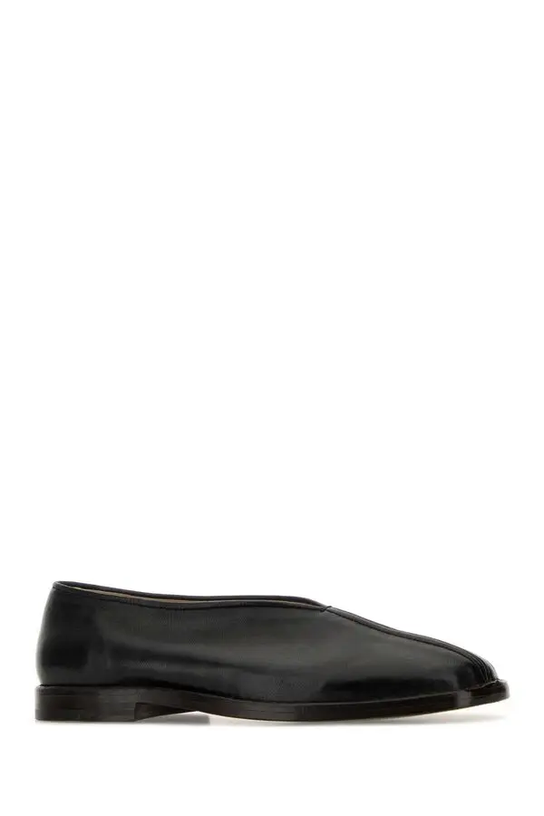 LEMAIRE Dark Leather Loafers