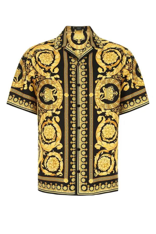 Versace Printed Silk Shirt
