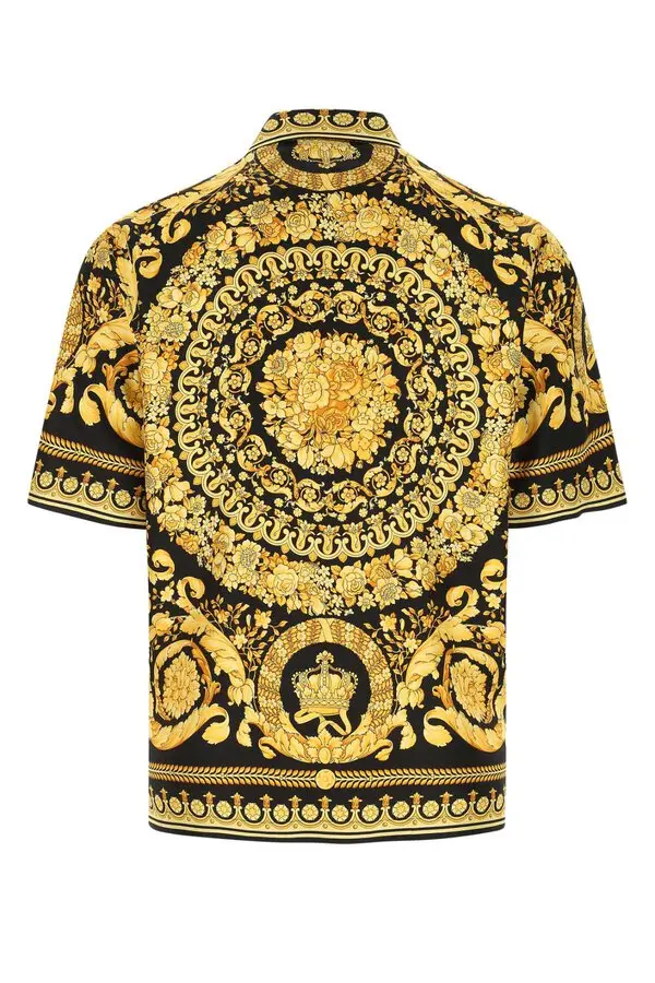 Versace Printed Silk Shirt - Multicolor