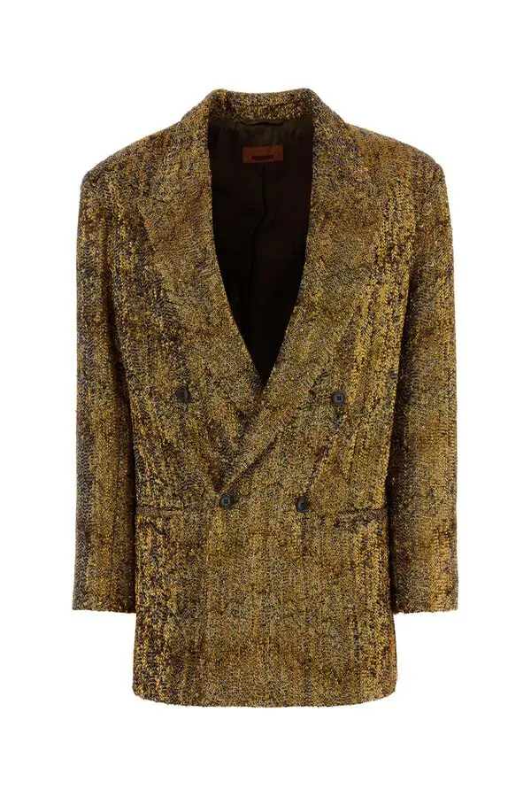 Missoni Embellished Fabric Blazer - Gold