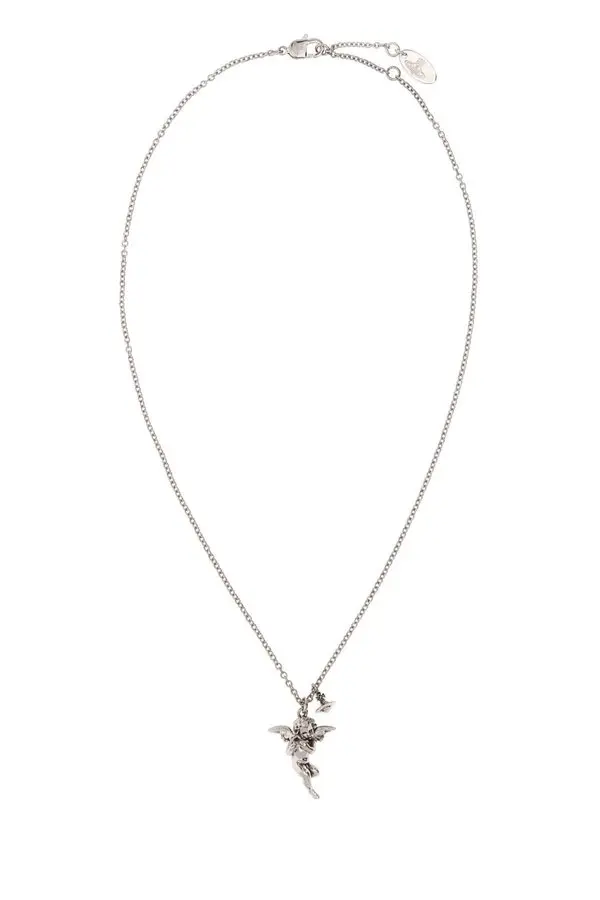 VIVIENNE WESTWOOD Metal Putti Necklace - Silver