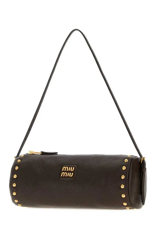 Miu Miu Dark Leather Handbag