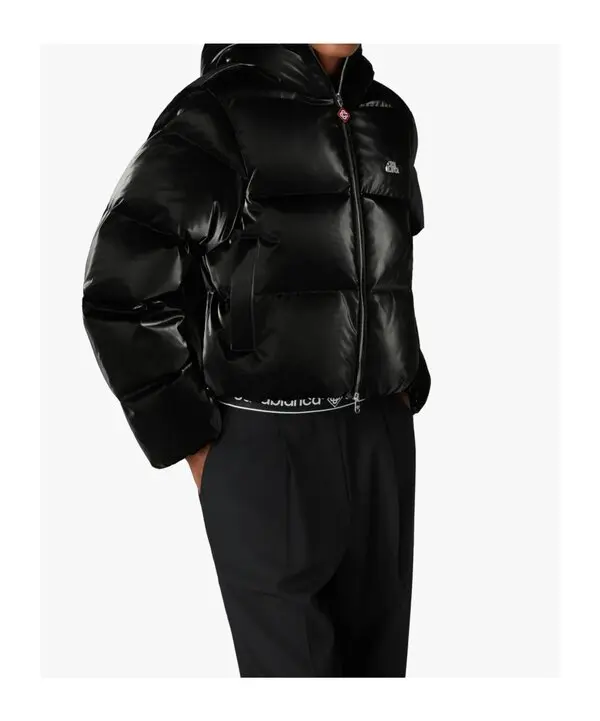 Casablanca Cropped Quilted Hooded Jacket