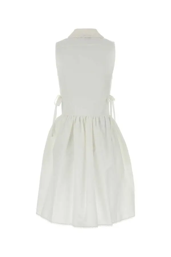 Miu Miu Cotton Blend Mini Dress