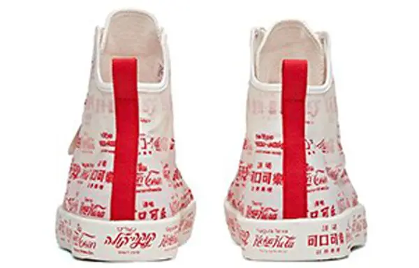 ANTA X Coca Cola Canvas High 'white Red - White/red