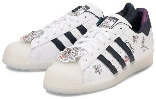Adidas Superstar X Disney Shoes White 'white Black
