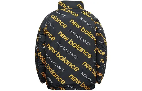 NEW BALANCE Reversible Puffer Coat Asia Sizing 'black Yellow