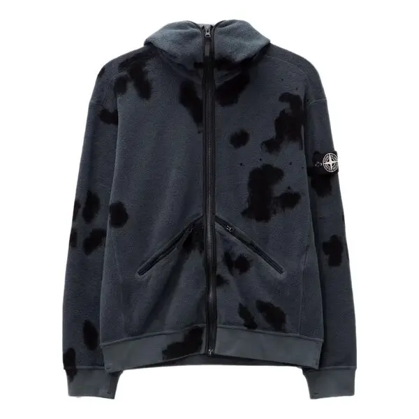 Stone Island Logo Sleeve Zip Jacket