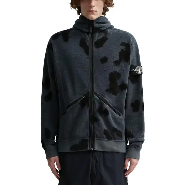 Stone Island Logo Sleeve Zip Jacket