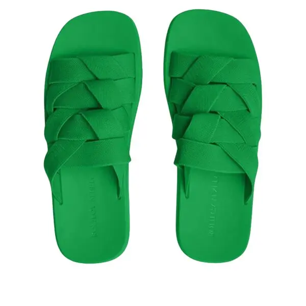 Bottega Veneta Intrecciato Elastic Slides