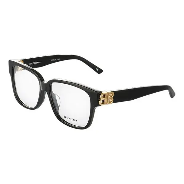 Balenciaga Demo Square Eyeglasses - Black