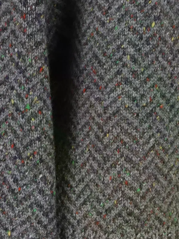 Gabriela Hearst Courtney Herringbone-knit Roll-neck Sweater