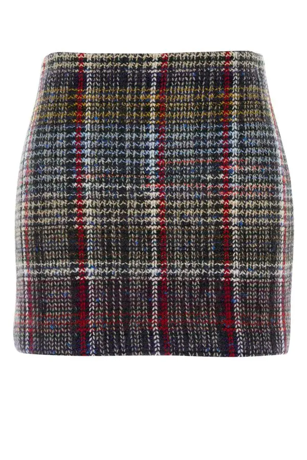 Missoni Embroidered Wool Mini Skirt - Multicolor