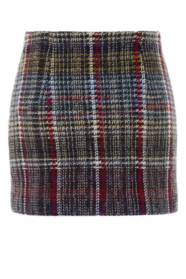 Missoni Embroidered Wool Mini Skirt - Multicolor