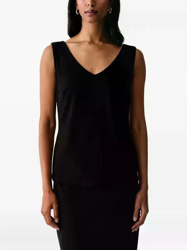 Joseph Ribkoff V-neck Tank Top - Black