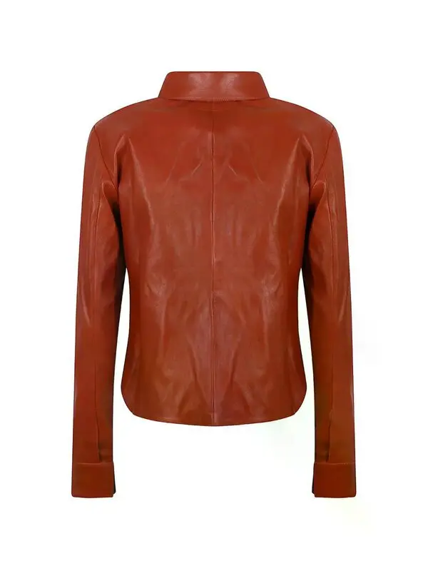 Stouls The Alba Lambskin Leather Shirt