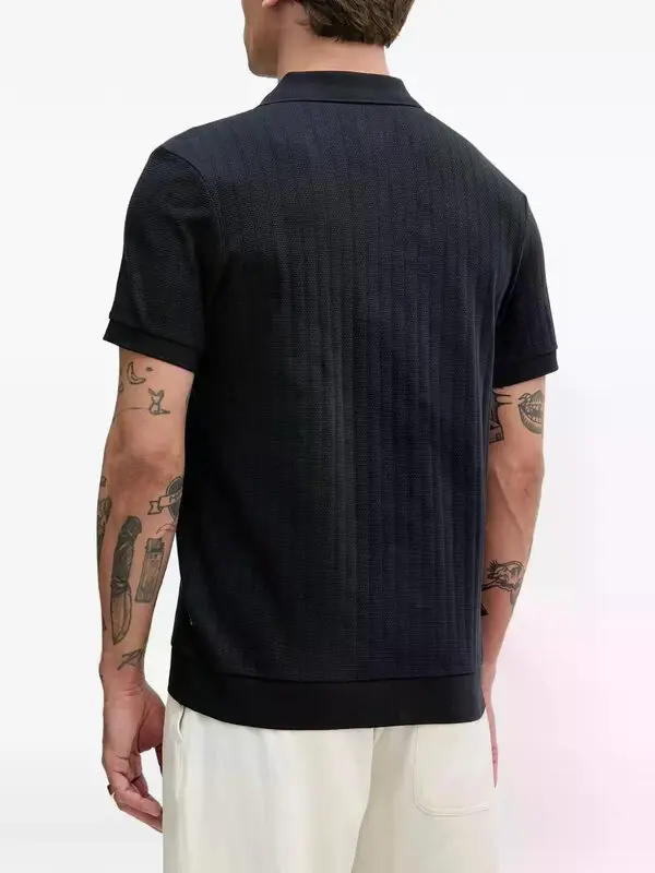 JOOP! Baronito Vertical-stripe Polo-collar T-shirt