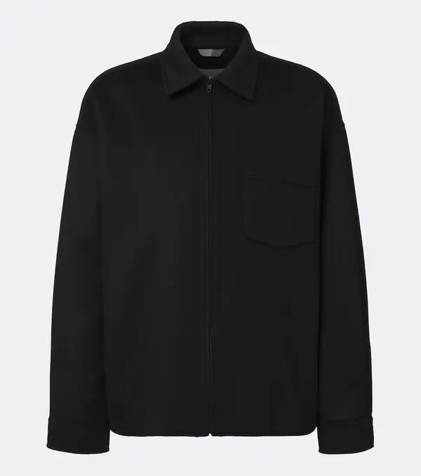Balenciaga Wool Overshirt - Black