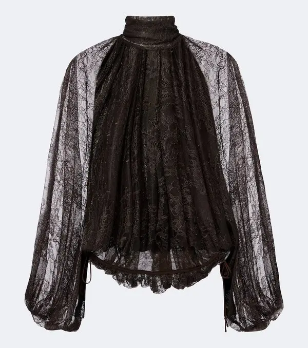DE LA VALI Elunara Lace Blouse