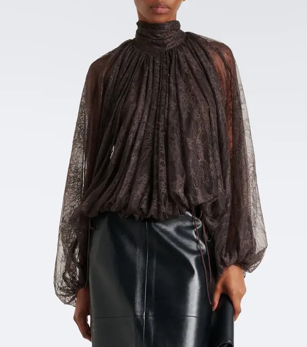 DE LA VALI Elunara Lace Blouse
