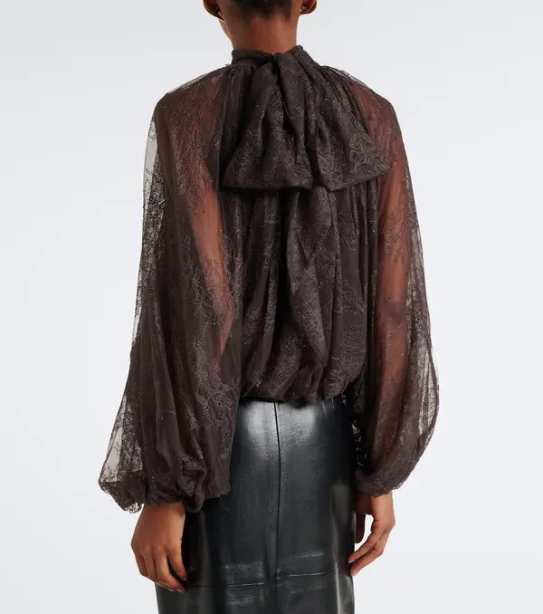 DE LA VALI Elunara Lace Blouse