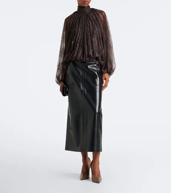DE LA VALI Elunara Lace Blouse