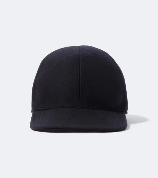 Prada Wool And Cashmere Baseball Cap - Blue