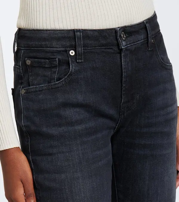 7 For All Mankind Faded Slim Jeans
