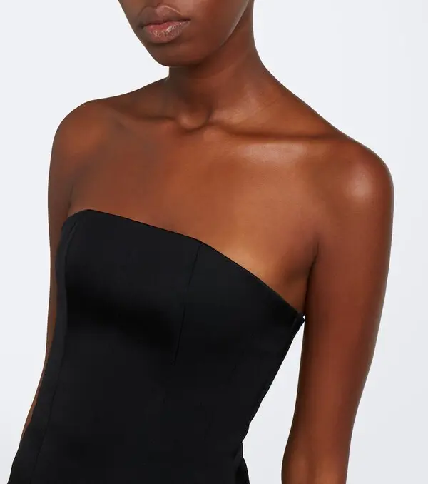 David Koma Asymmetric Bustier Dress