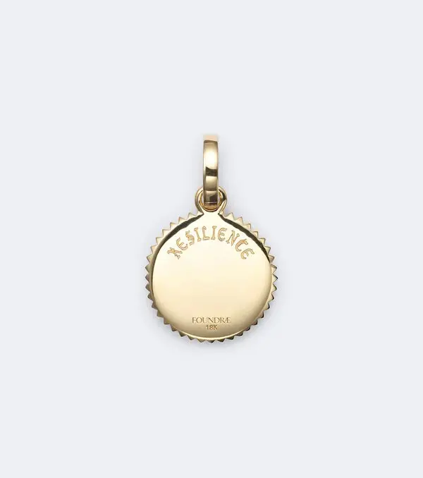 FOUNDRAE Resilience Blossoms 18kt Pendant With Diamonds