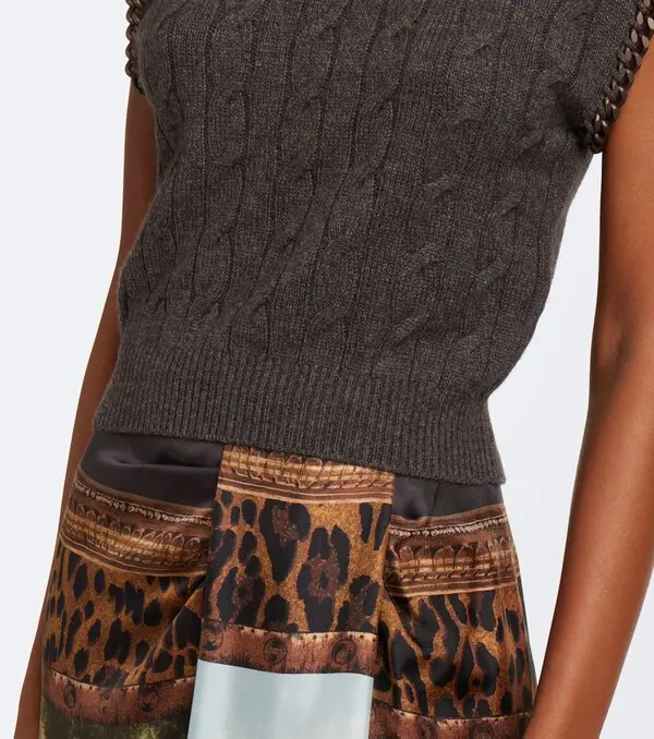 Ralph Lauren Cable-knit Cashmere Sweater Vest