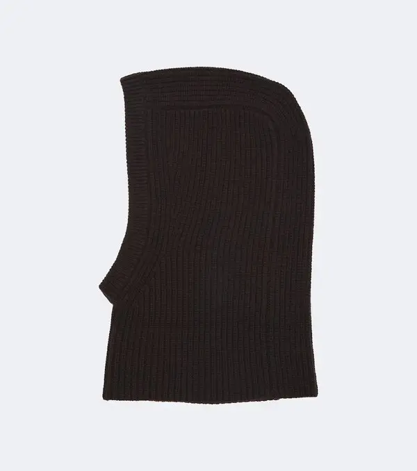 THE FRANKIE SHOP Corin Wool And Cashmere Balaclava - Brown