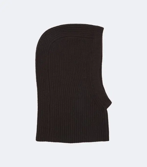THE FRANKIE SHOP Corin Wool And Cashmere Balaclava - Brown