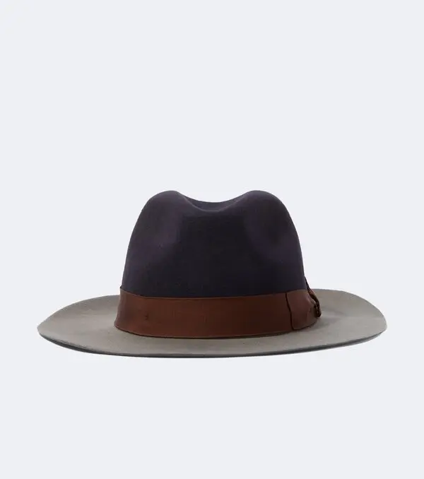 Borsalino Scott Wool Fedora - Blue