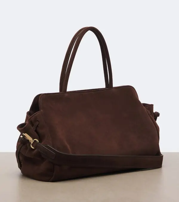 Prada Allusion Large Suede Tote Bag