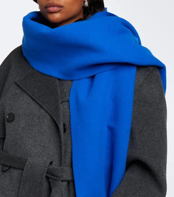 THE FRANKIE SHOP Allyson Fringed Virgin Wool Scarf