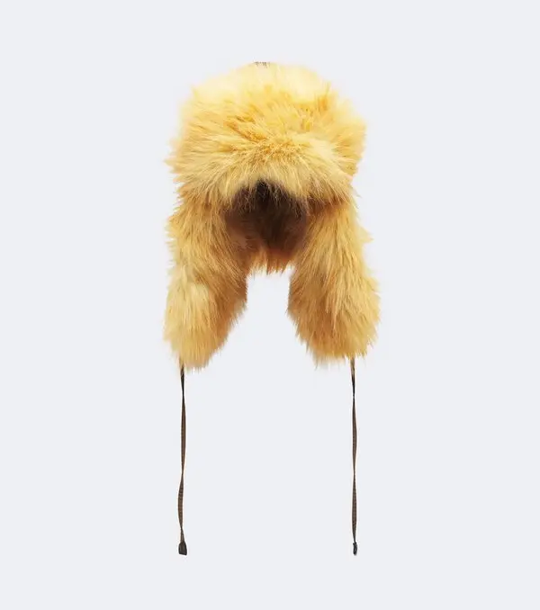 Miu Miu Technical Aviator Hat - Brown