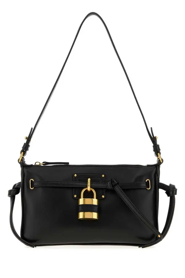 Chloé Nappa Leather Mini Paddington Sling Shoulder Bag - Black