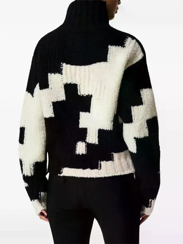 Perfect Moment Chunky Wool Cropped Sweater