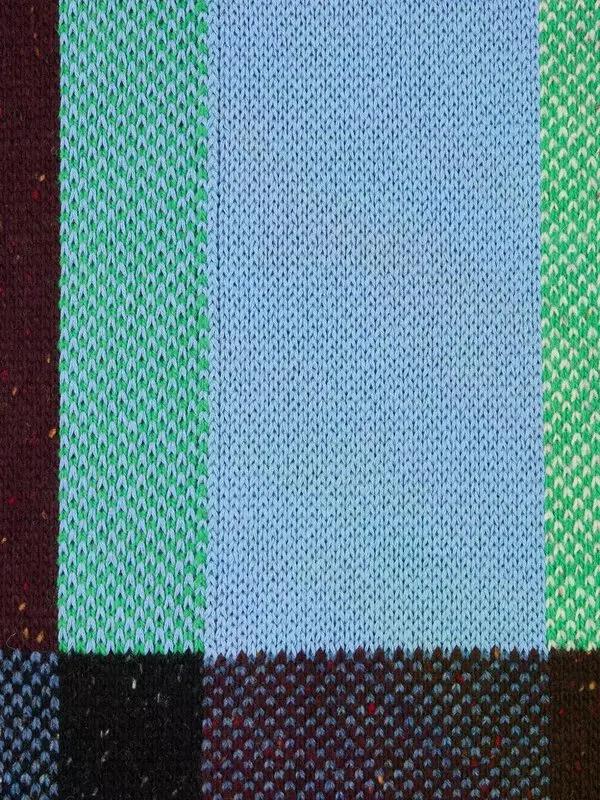 Paul Smith Wool-cotton Colour-block Scarf