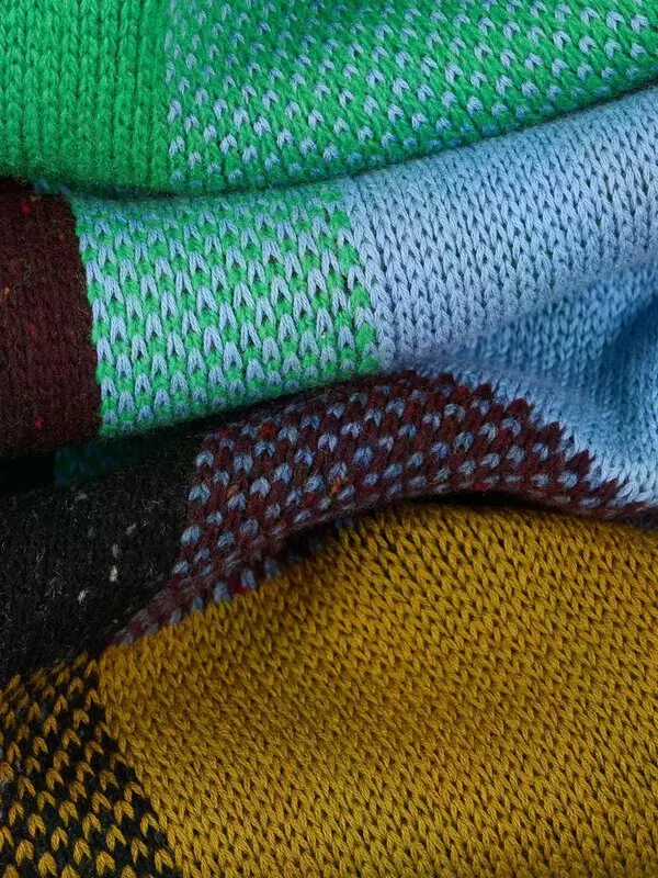 Paul Smith Wool-cotton Colour-block Scarf