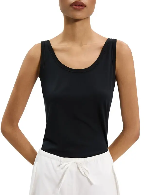Theory Scoopneck Slim Tank